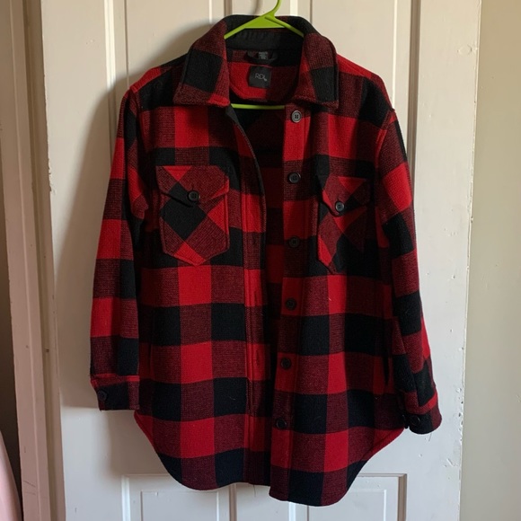 RDI | Jackets & Coats | Thick Cozy Buffalo Plaid Shacket | Poshmark